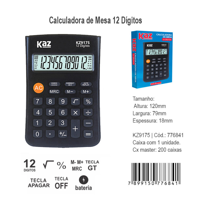 Calculadoras – Catálogo KAZ
